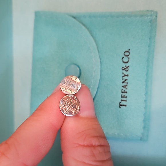 Tiffany & Co. | Accessories | Tiffany Co Signature Cursive Studs | Poshmark